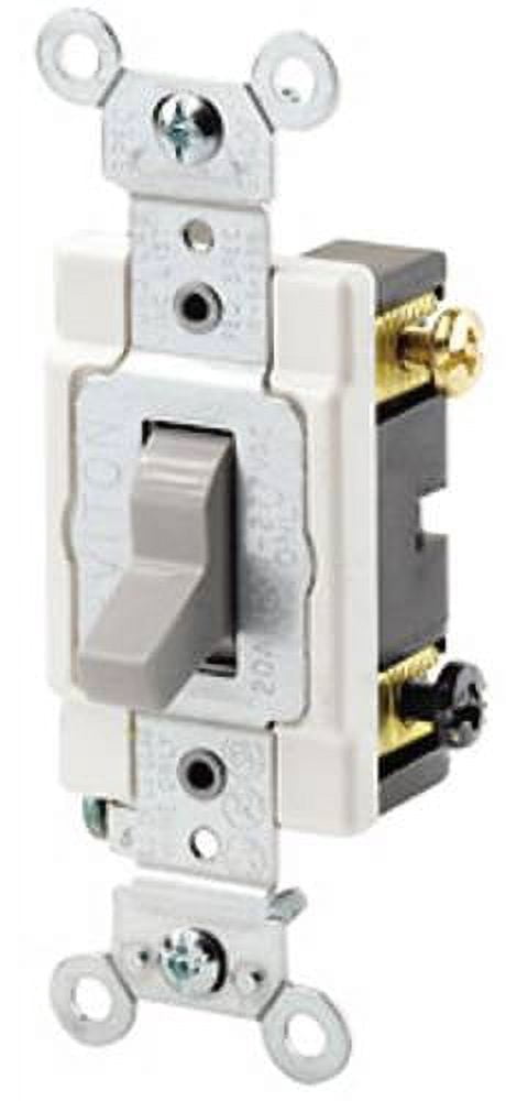 Leviton CSB2-20I 20 Amp, 120-Volt/277 Volt Toggle Double-Pole AC Quiet ...