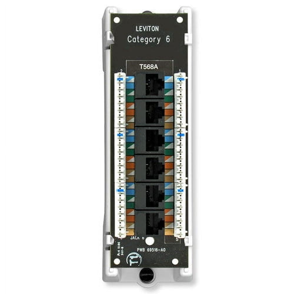 Leviton Cat6 Voice & Data Module (47611-C6B) - Walmart.com