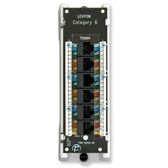 Leviton Cat6 Voice & Data Module (47611-C6B) - Walmart.com