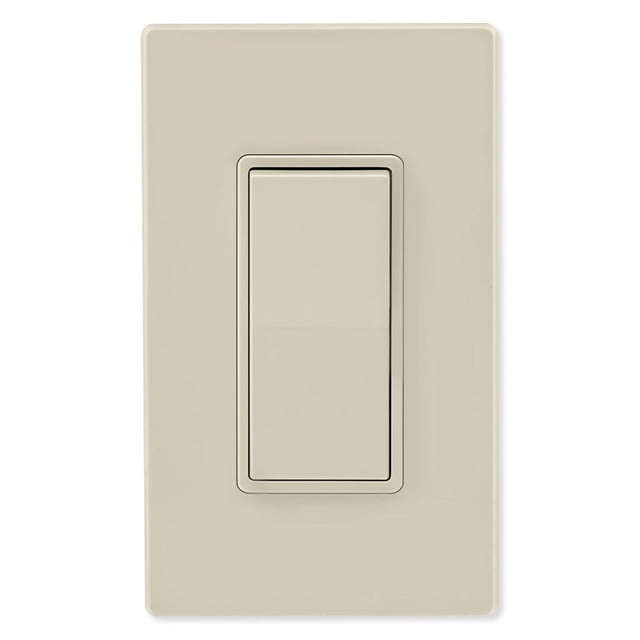 Leviton Decora 4-Way Residential Grade Ac Quiet Rocker Switch, Light ...