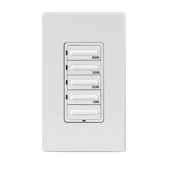 Leviton Decora Indoor Countdown Timer 120 V White - Walmart.com