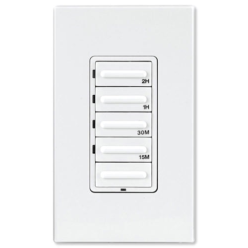 Leviton Decora Preset Countdown Timer Wall Switch, 2 Hr (LTB02-1LZ ...