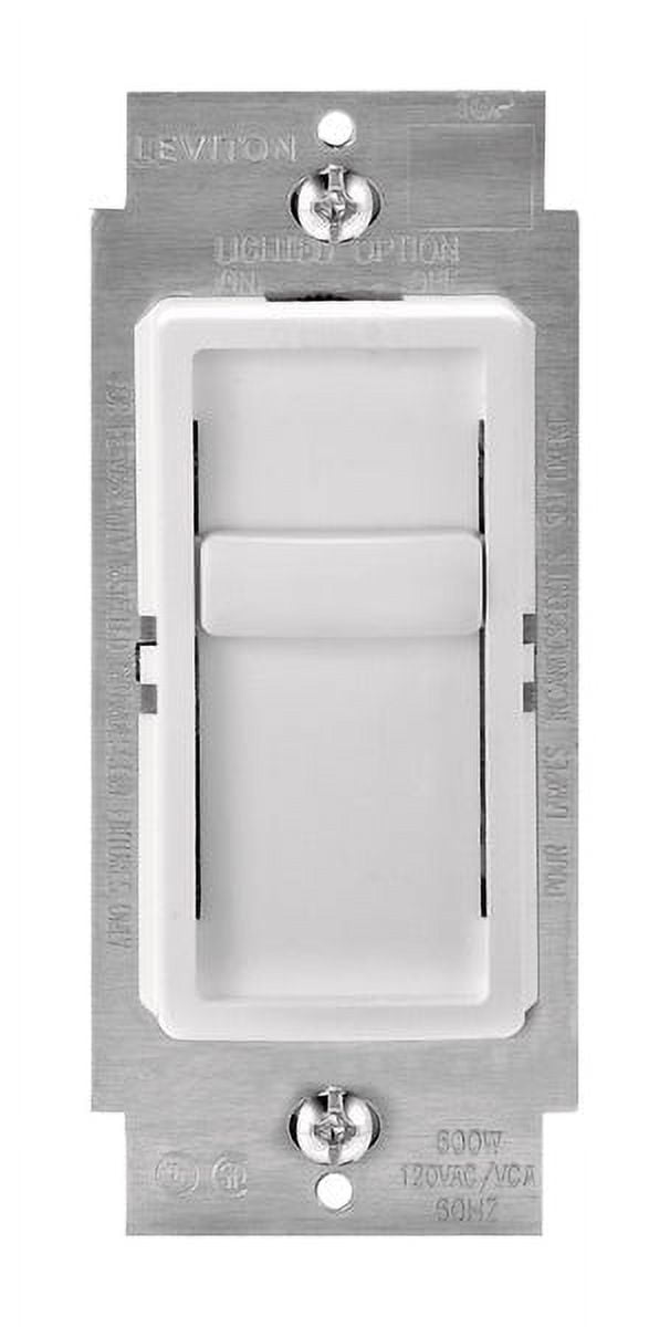 Leviton Decora SureSlide White 600 W Slide Dimmer Switch 1 pk - Walmart.com