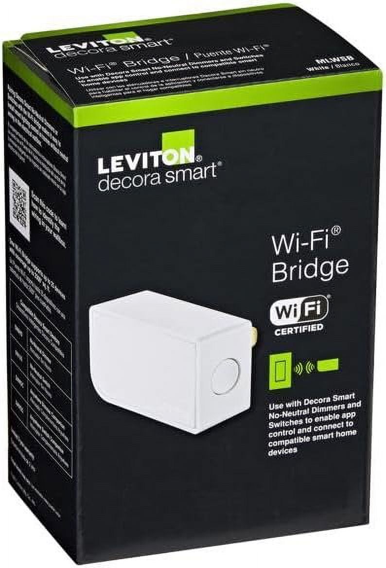 Leviton Decora WiFi Smart Bridge - Smart Home Connectivity - 1 Pack, White - Walmart.com