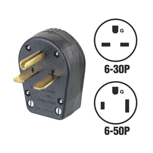 Leviton Dual Power Plug 30A/50A, Each - Walmart.com