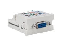Leviton 41295-VPW VGA PC MOS Module, 110-Style Termination, White ...