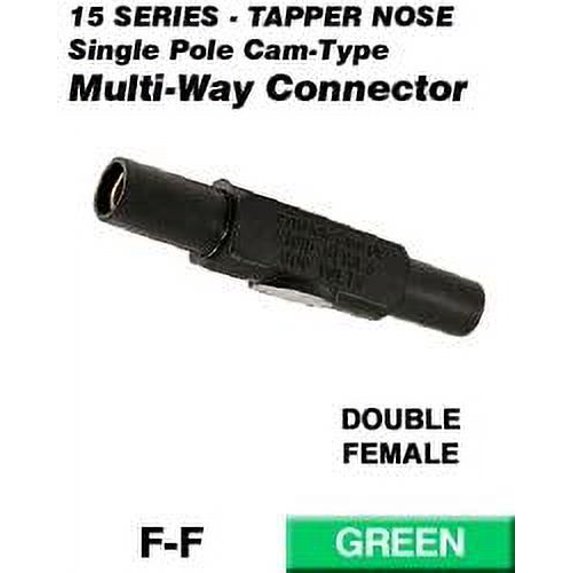 Leviton Female-Female, Multi-Way Connector Green 15A23-G - Walmart.com