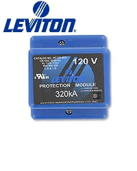Leviton HC120-M53 120 Volt- 50/60 Hz TVSS Replacement Module - Blue ...
