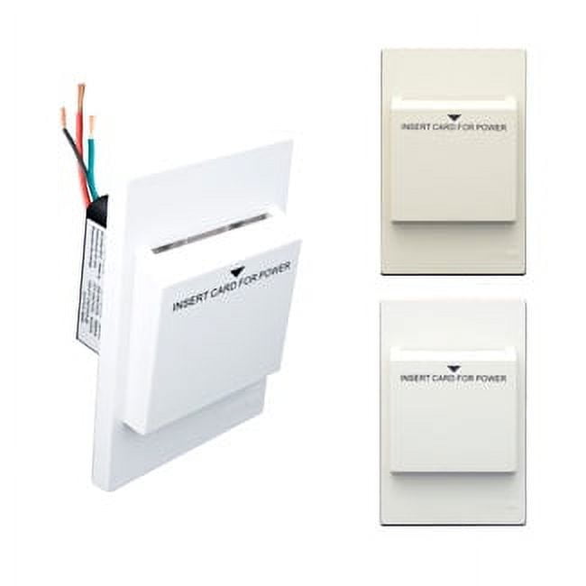 Leviton 24V Hospitality Key Card Switch with Color Change Kit - Walmart.com