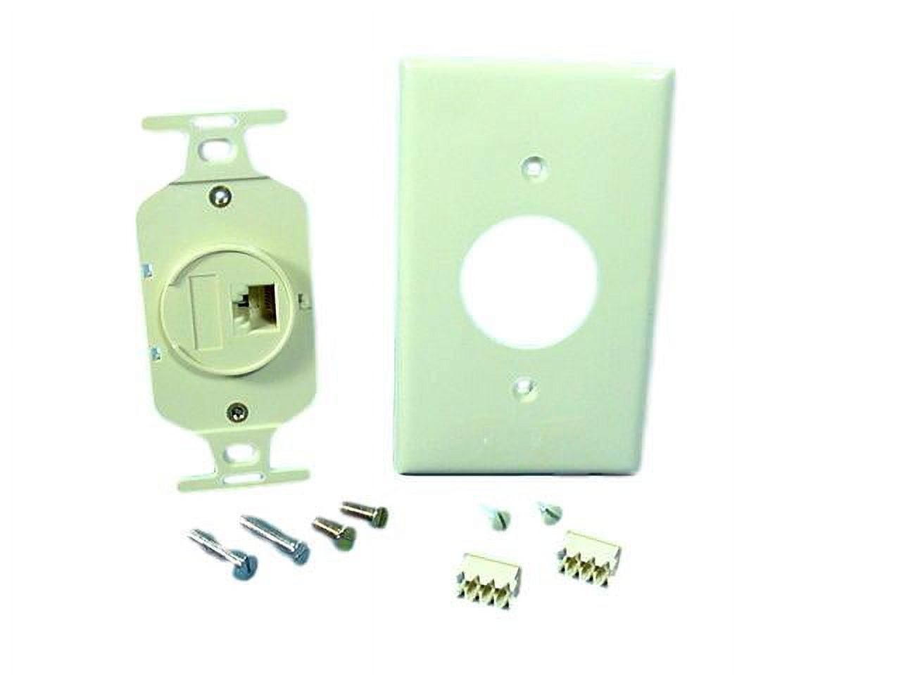 Leviton Ivory 110-Type Telephone Insert T568B Cat 3 WECO 41058-IDA ...