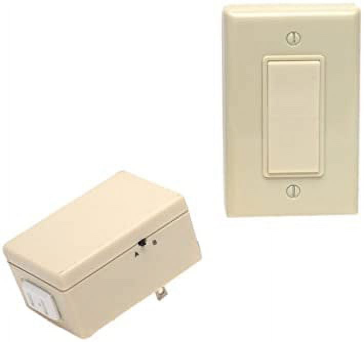 Leviton Ivory Anywhere Outlet w/Remote Switch 6697-I - Walmart.com