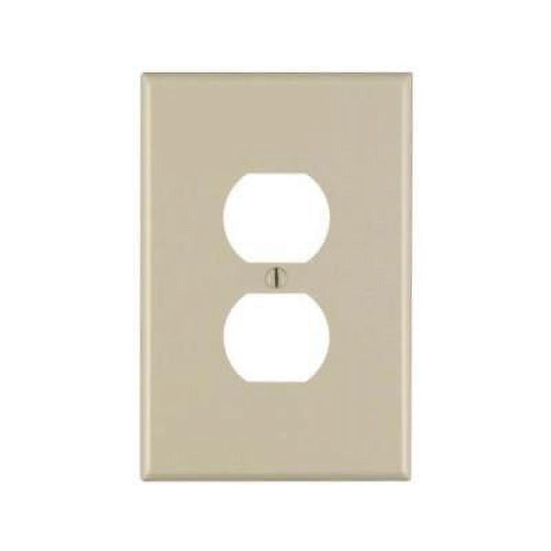 Leviton Jumbo Single Gang Duplex Wall Outlet, Ivory, 2PK - Walmart.com