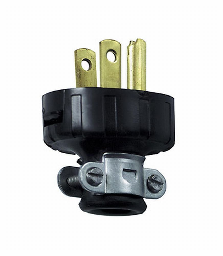 Leviton L00-48648 15 Amp, 125 Volt, NEMA 5-15P, 2P, 3W, Plug, Straight ...
