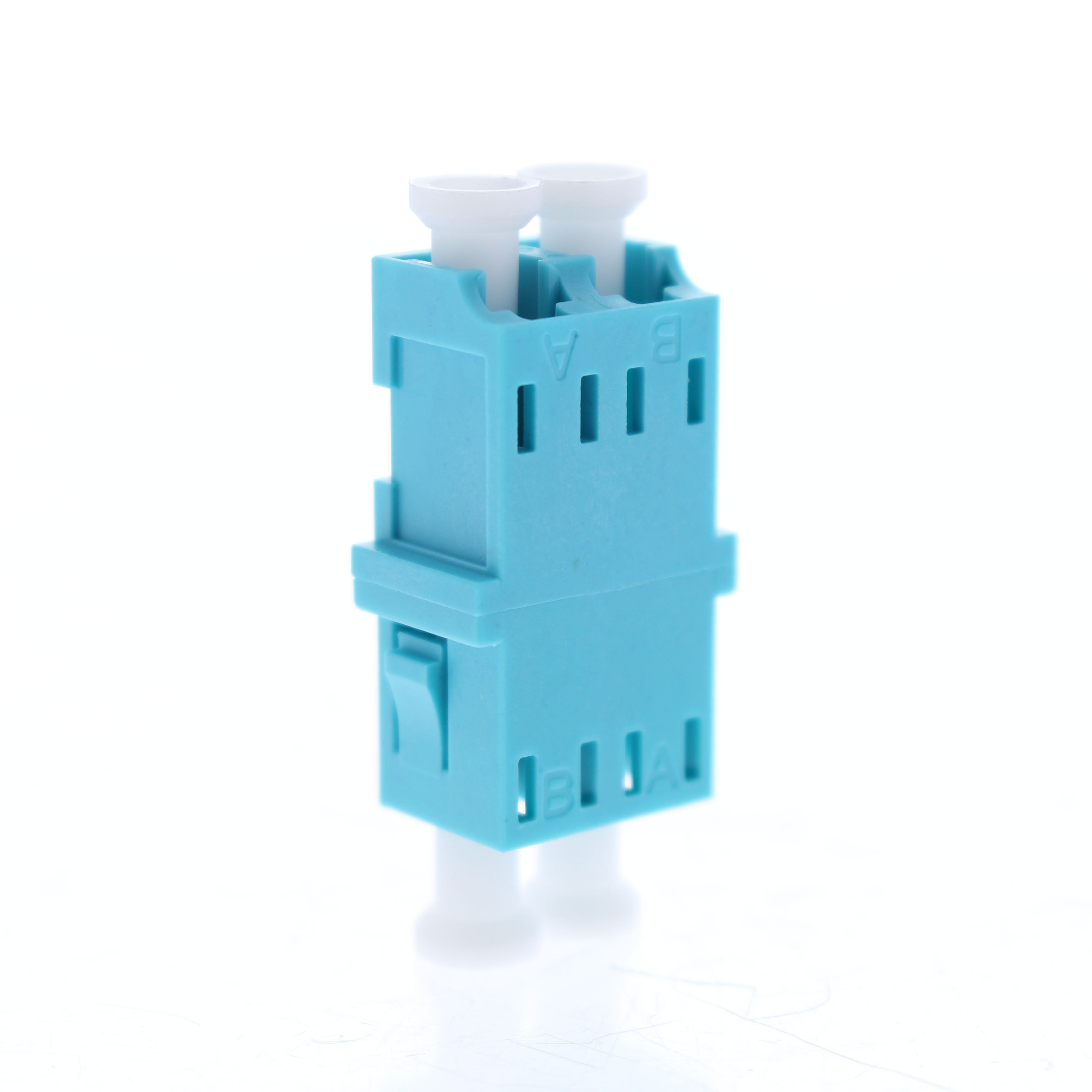 Leviton LC Aqua Duplex Adapter With Zirconia Ceramic Sleeve 5F100-DLA ...