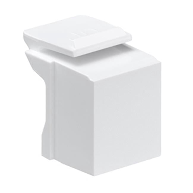 Leviton LEV41084-BW Quickport Snap in Blank - White - Walmart.com