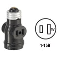 Leviton Light Socket Adapter - Single Pack - Walmart.com