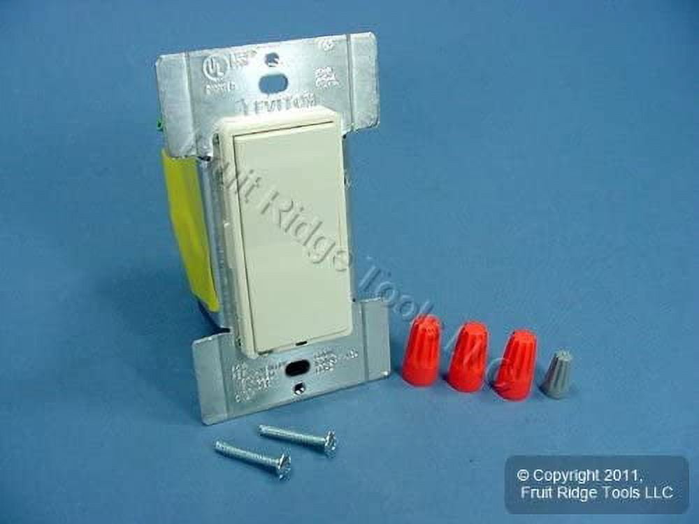 Leviton MSI06-1LA Mural Incandescent Rocker Dimmer - Almond - Walmart.com