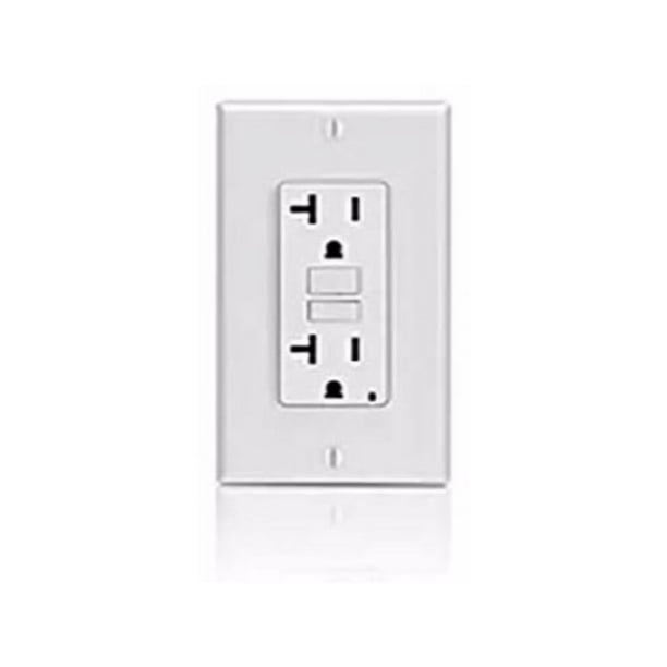 Leviton N7899-I 20-Amp 125-Volt SmartLock Pro Slim Non-Tamper-Resistant ...