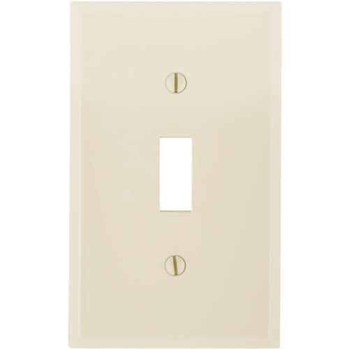 Leviton Nylon Toggle Switch Wall Plate LT ALM 1 TGL WALLPLATE, Each ...