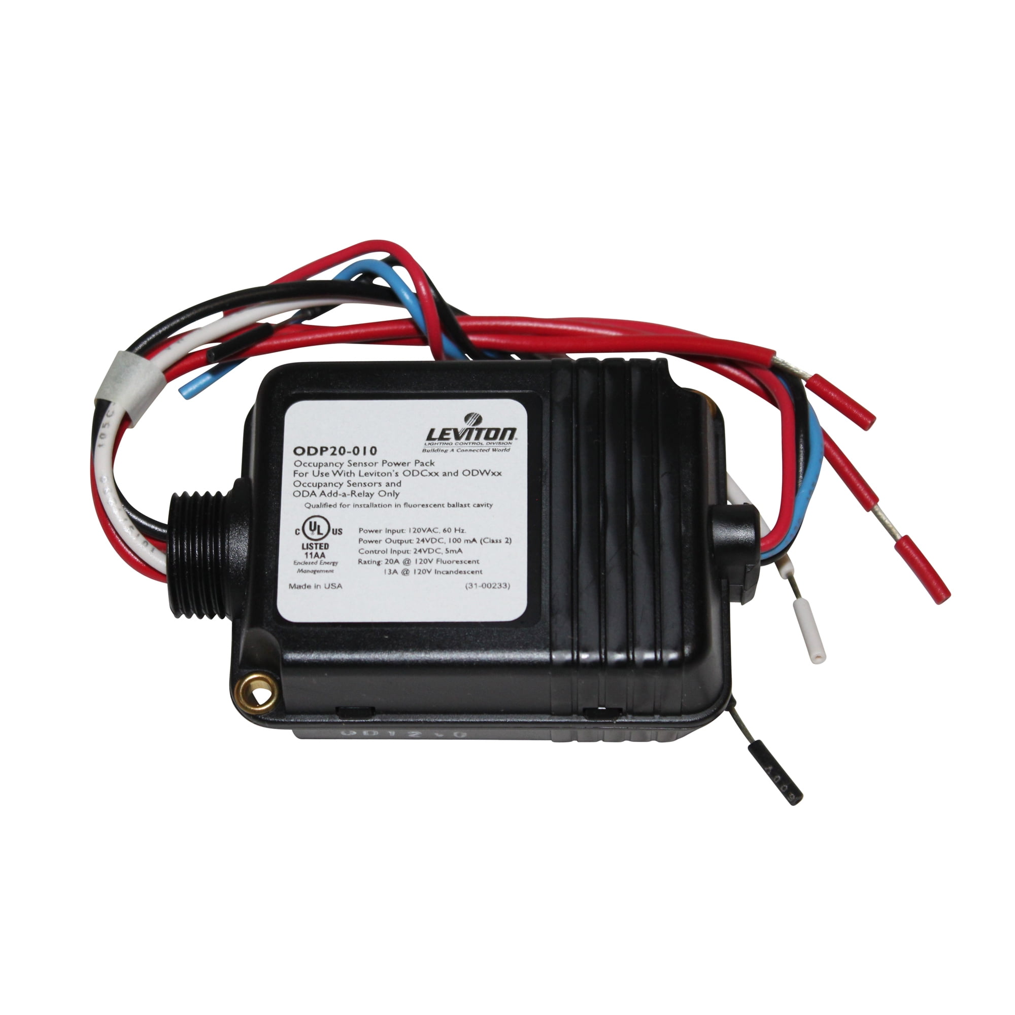 Leviton Occupancy Motion Sensor Power Pack 120V ODP20-10 - Walmart.com