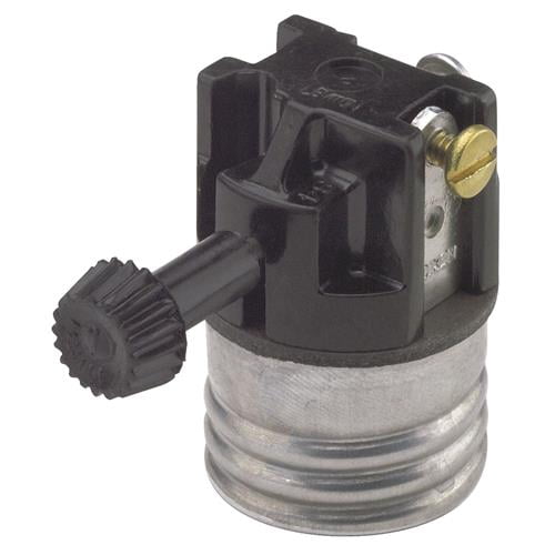 Leviton Phenolic 3-Way Interior Lamp Socket TURN KNOB, Each - Walmart.com
