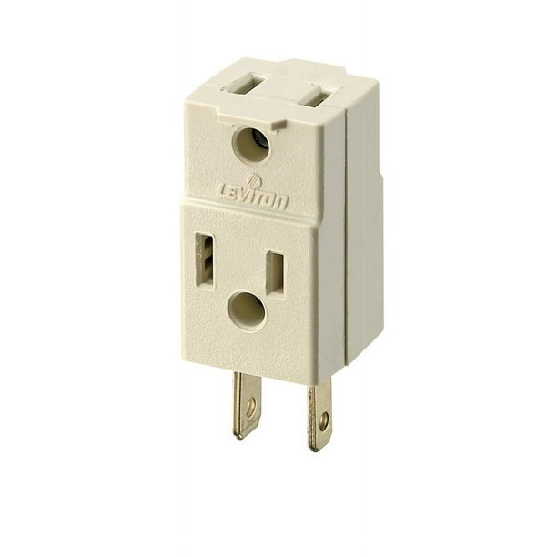 Leviton Polarized 3 outlets Outlet Adapter 1 pk - Walmart Business Supplies