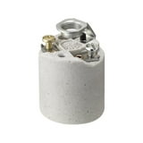 Leviton Porcelain Medium Base Keyless Socket 1 pk (Pack of 10 ...