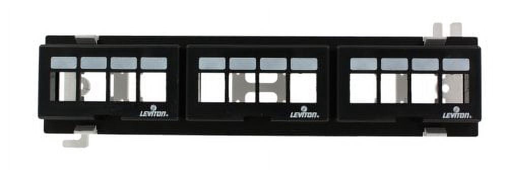 Leviton QuickPort 12-Port Multimedia Patch Block (47689-QP): TV ...