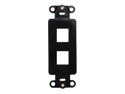 Leviton QuickPort Decora Insert - Modular facility plate snap-in ...