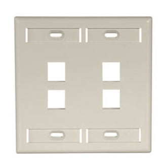 QuickPort 4-Port Faceplate - Walmart.com