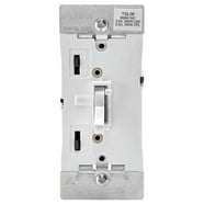 Lutron DVCL-153P-WH-3 White Diva CFL, LED, Halogen, And Incandescent ...