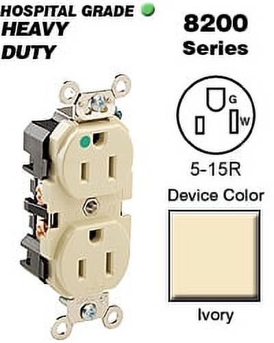 Leviton Receptacle 8200-I - Walmart.com