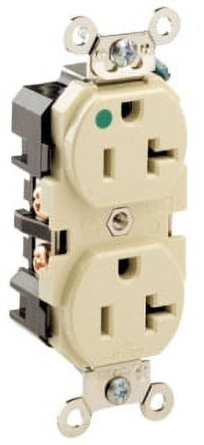 Leviton 8300-I 20 Amp, 125 Volt, Extra Heavy Duty Hospital Grade ...