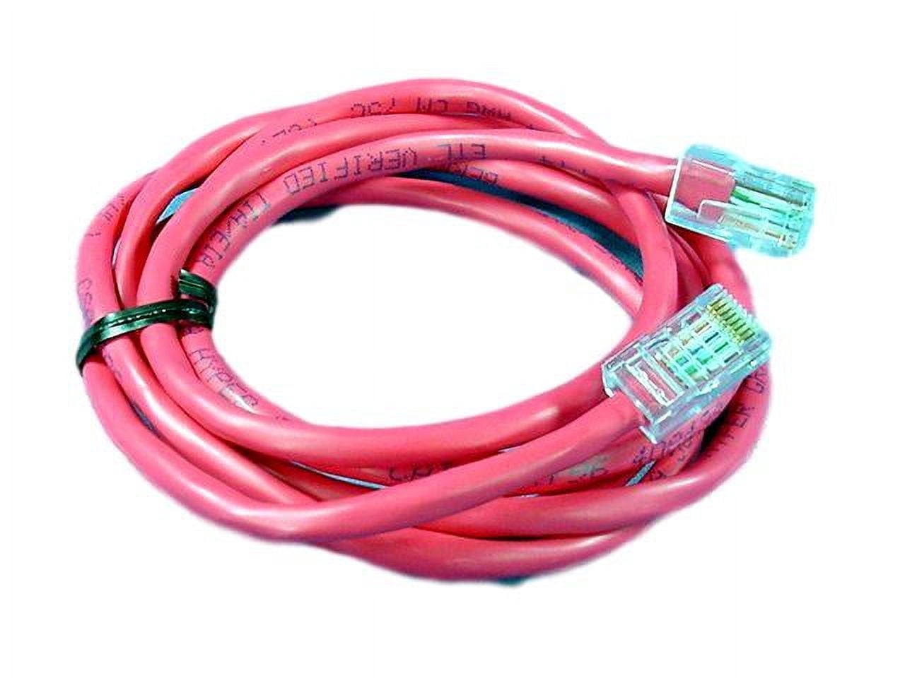 Leviton Red Cat 5 5ft Ethernet LAN Patch Cord Network Cable Cat5 8P8C ...