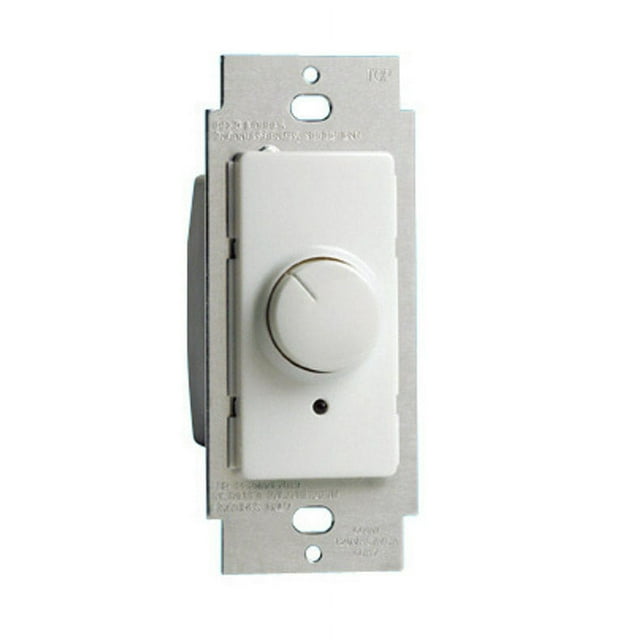 Leviton IllumaTech 600 watts Rotary Dimmer Switch White - Walmart.com