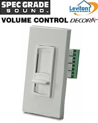 Leviton SGVST-W Decora Strauss Transformer, Free Volume Control, White ...