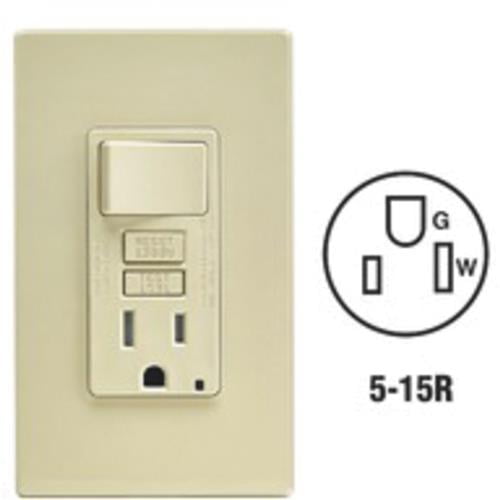 Leviton Self-Test Tamper Resistant GFCI Switch & Outlet Combination ...