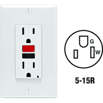 Leviton GFCI Receptacle in Ivory — UL Listed for US Residential ...