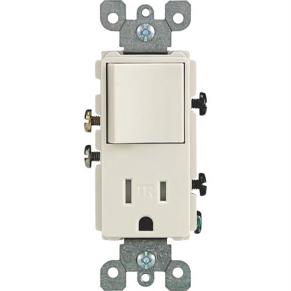 Leviton T5625-T Decora Combination Switch and Tamper-Resistant ...