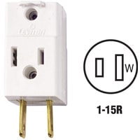 Leviton Triple Outlet Cube Tap WHT POLAR, Each - Walmart.com