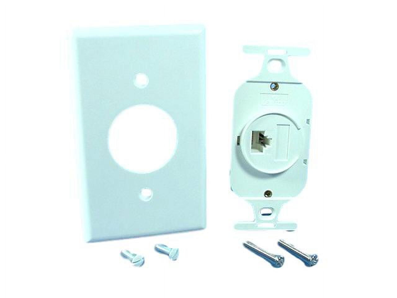 Leviton White 110-Type Telephone Insert T568B Cat 3 WECO 41058-WDA ...