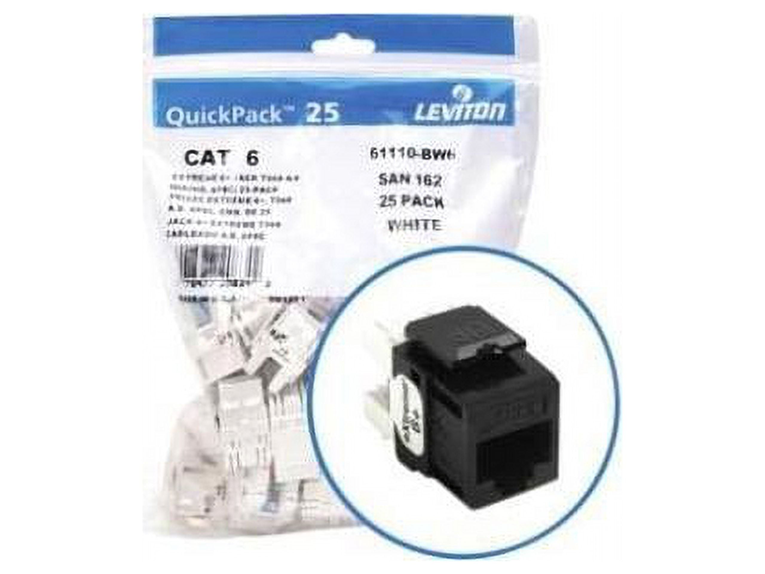 Leviton eXtreme 6+ Component-Rated Keystone Jack - Walmart.com