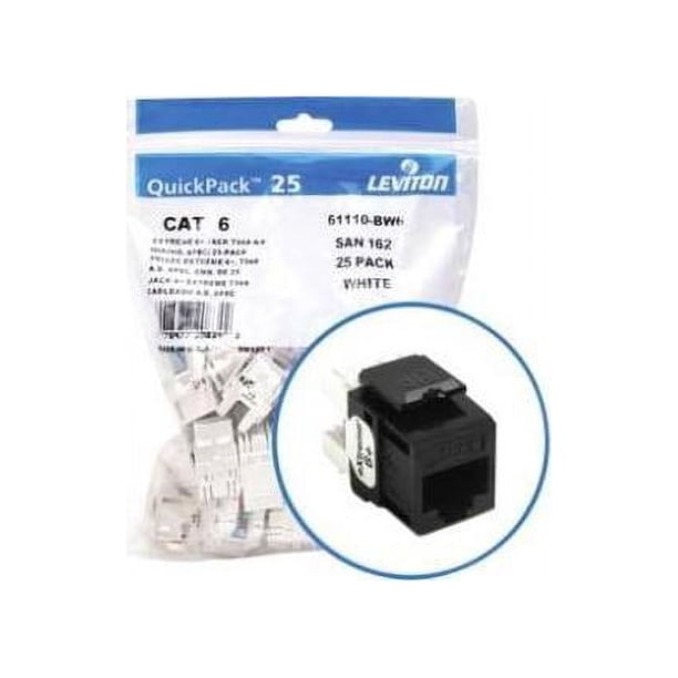 Leviton eXtreme 6+ Component-Rated Keystone Jack - Walmart Business ...