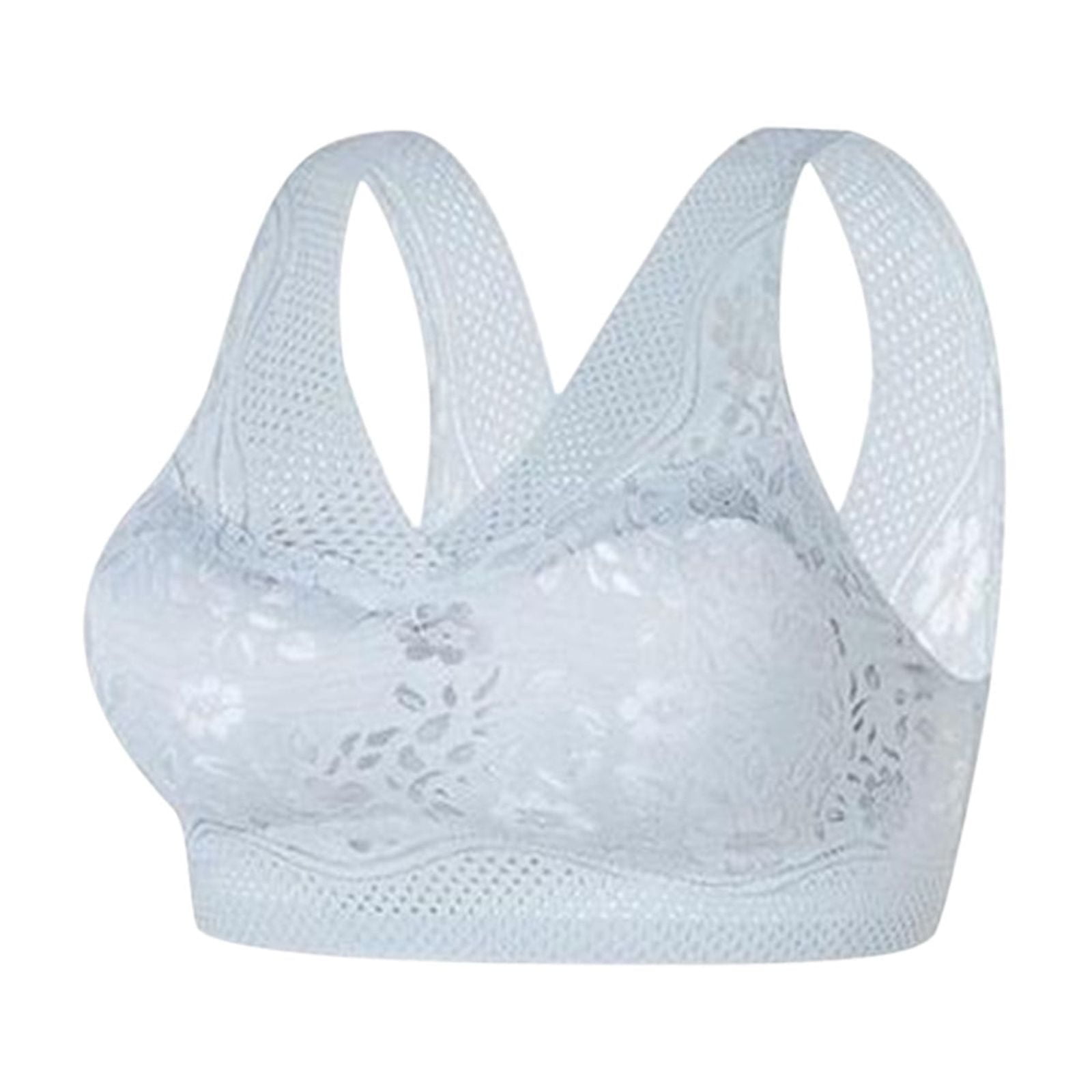 Levmjia 3PC Womens Bras Non Wire Comfort Wireless Bralette Soft Stretch Seamless Underwear for ...