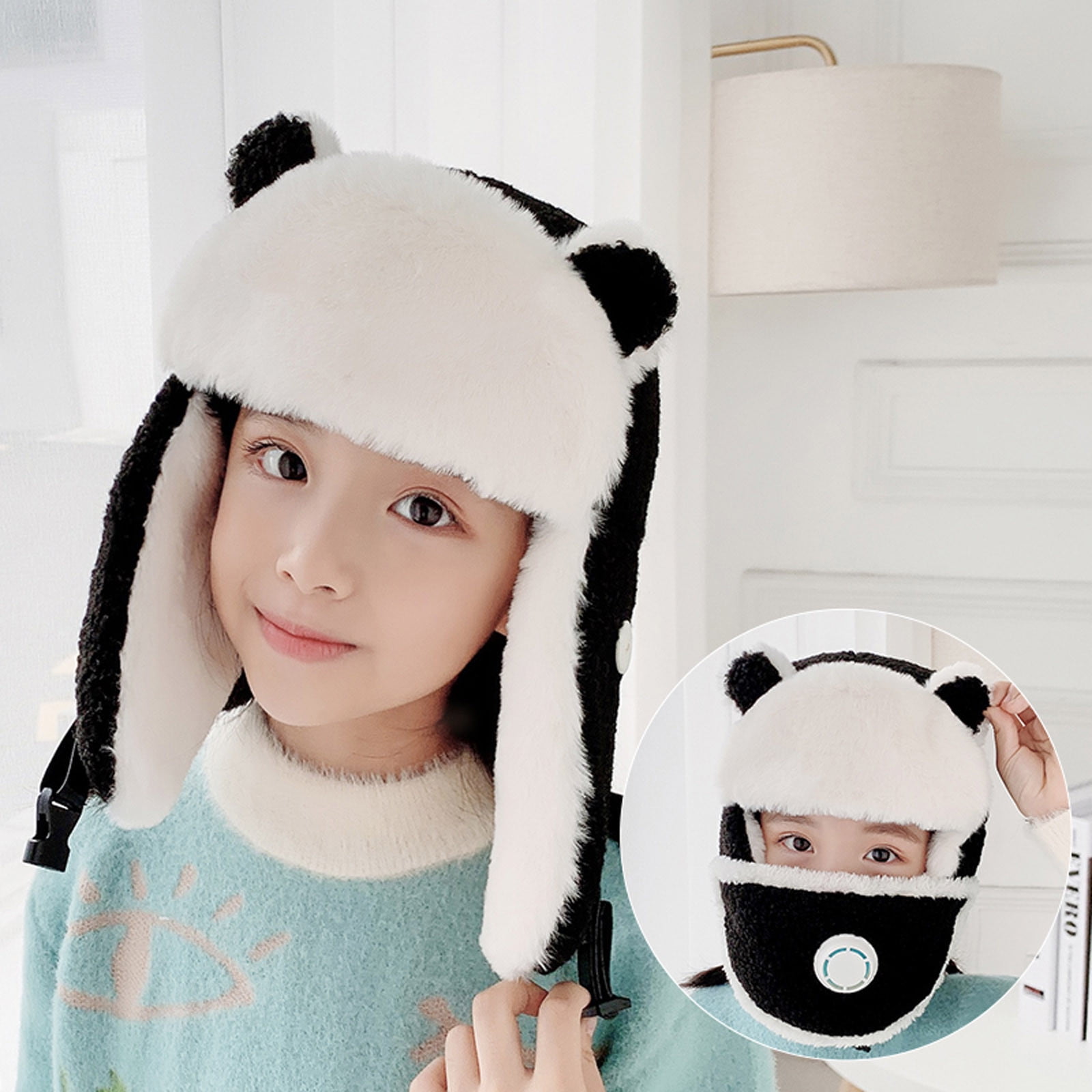 Reindeer Hats Christmas Reindeer Antler Hat With Ear Flaps - 2-in-1 ...