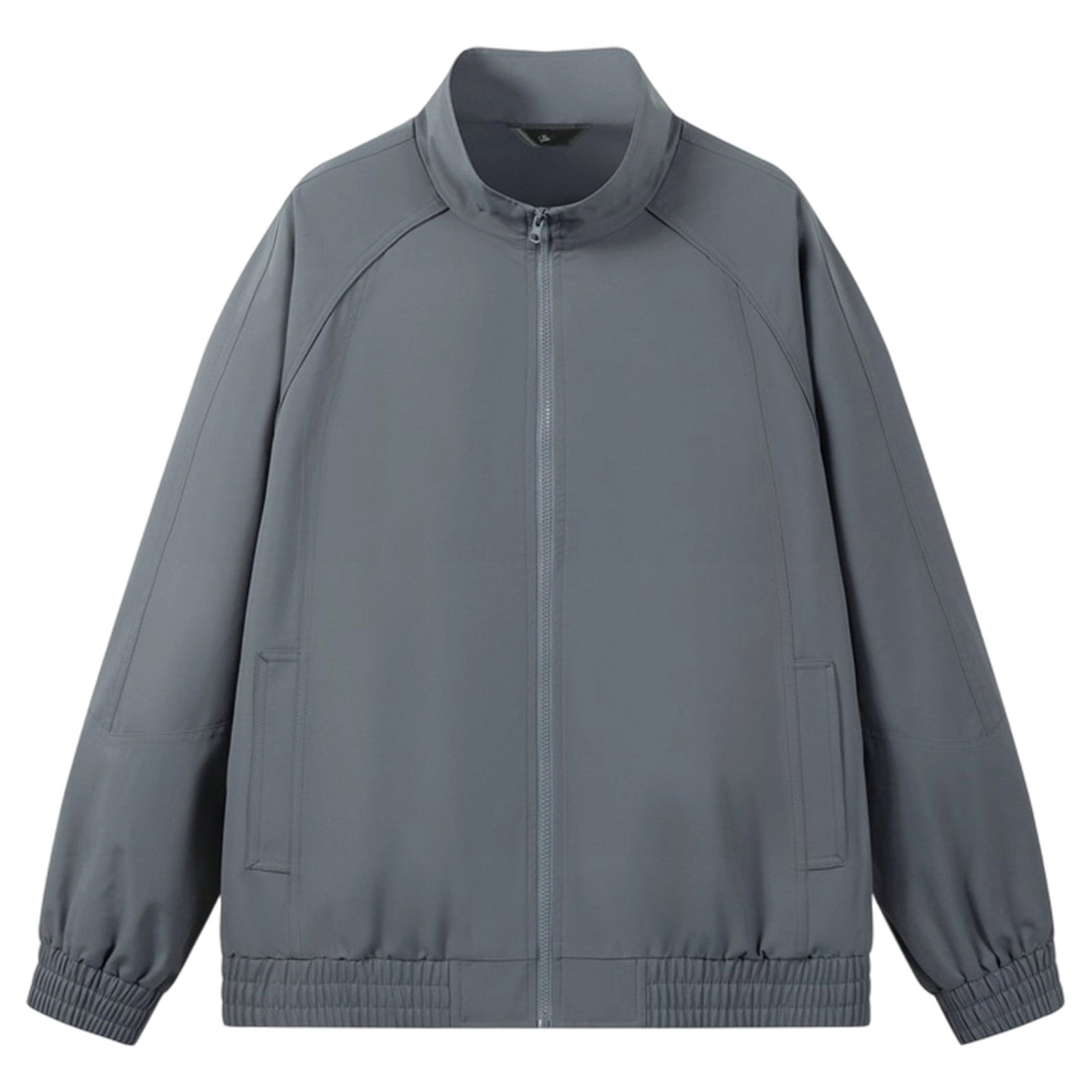 Levmjia Men's Running Jacket Active Jacket Workout Zip-Up Sportswear ...