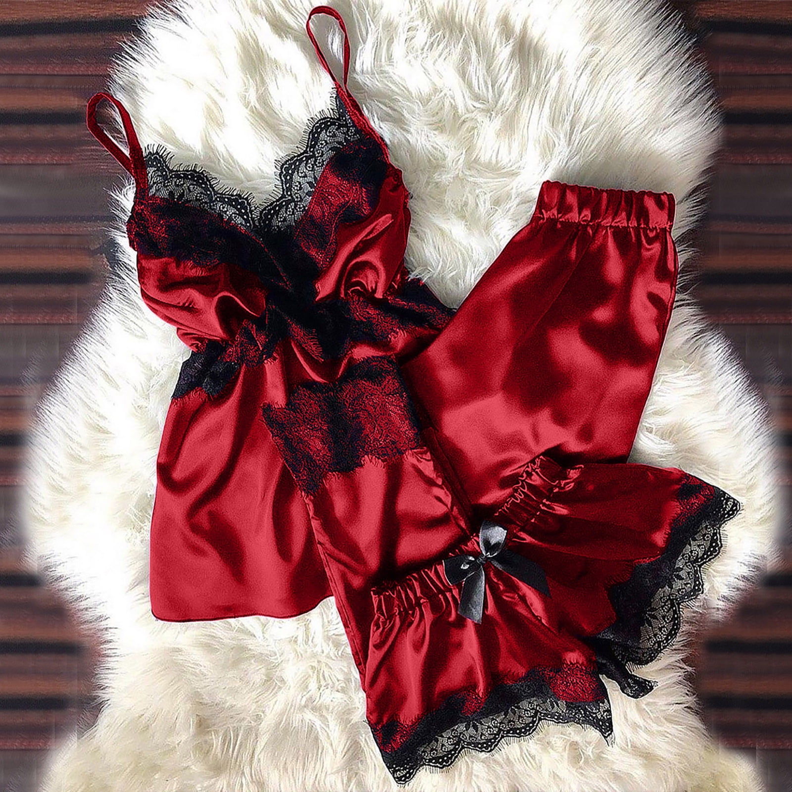 Levmjia Pajama Sets For Women Robes Nightgowns Women V Neck Eyelash