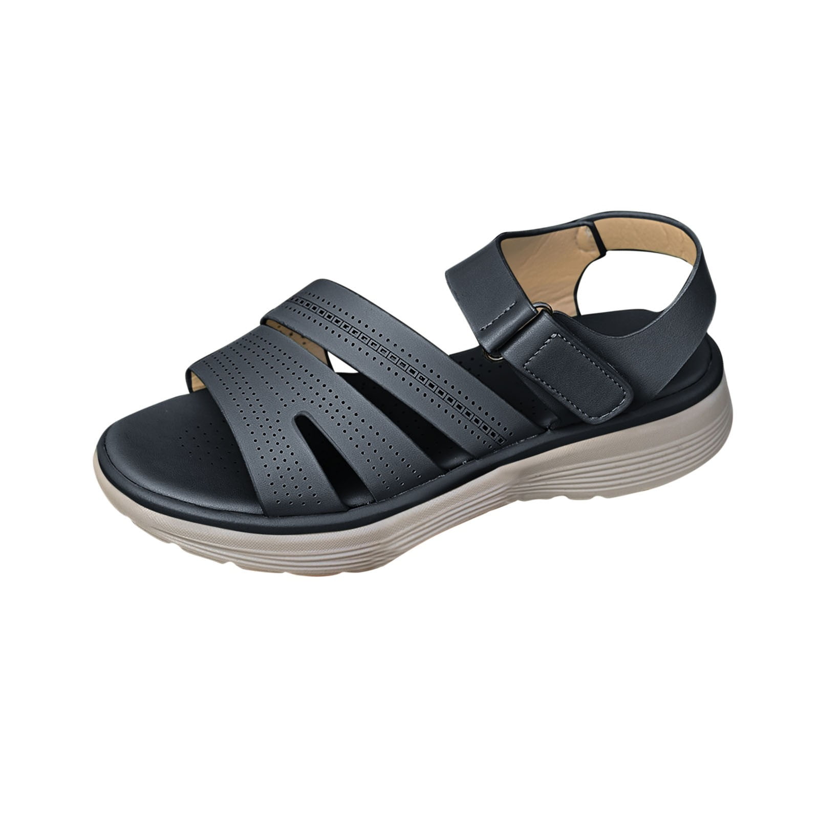 Levmjia Trendy Sandals For Women 2025 Comfort Cushioned Beach Wedge ...