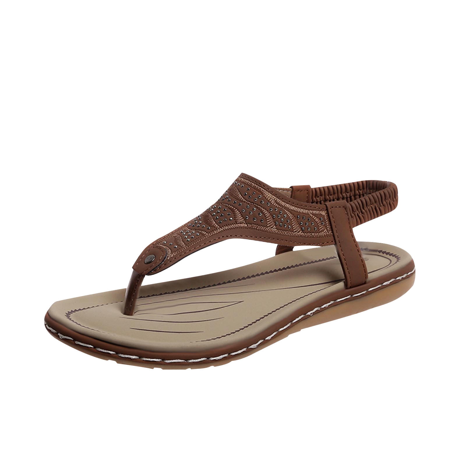 Levmjia Trendy Sandals For Women 2025 Comfort Non-Slip Cushioned ...