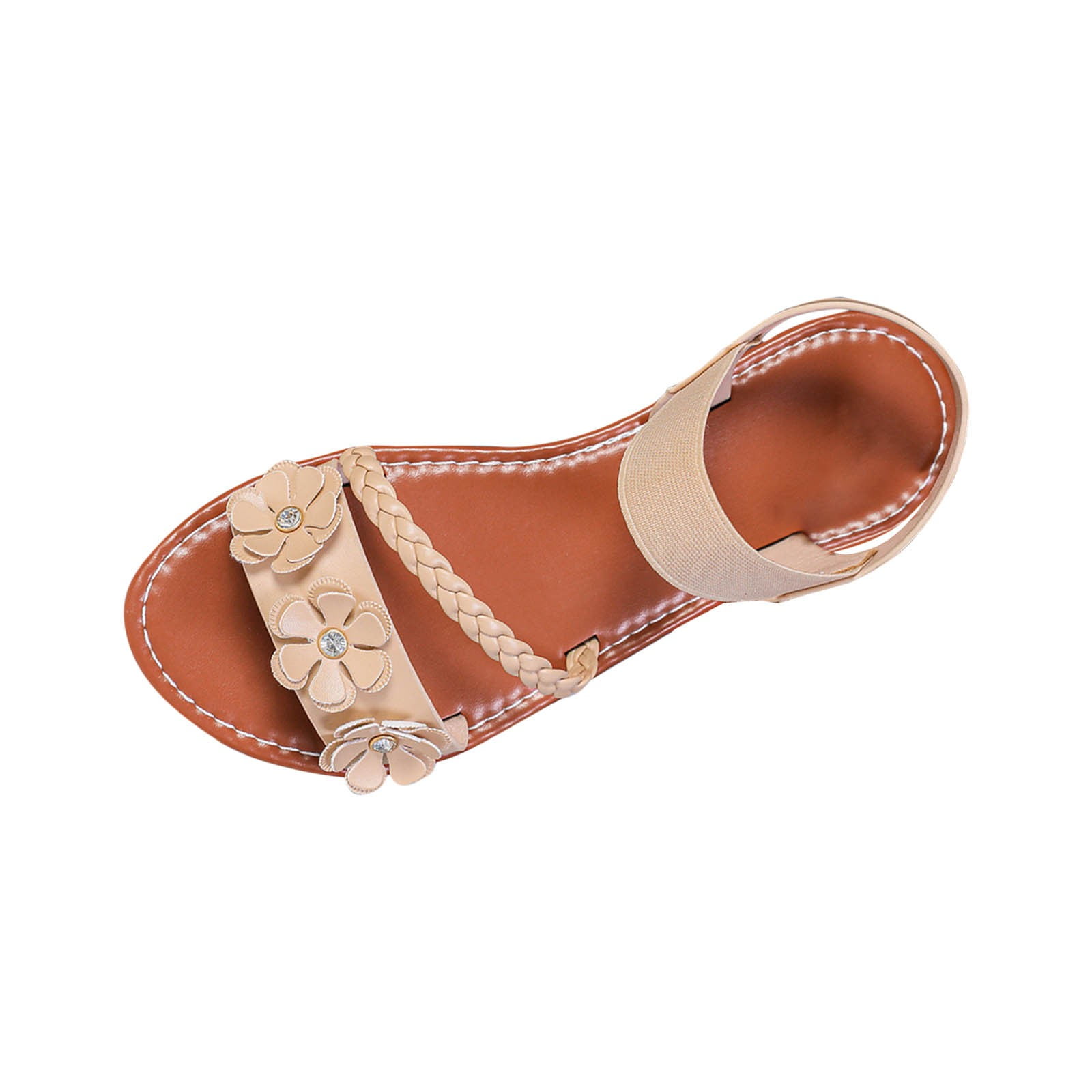 Levmjia Trendy Sandals For Women 2025 Floral Soft Cushioned Synthetic ...